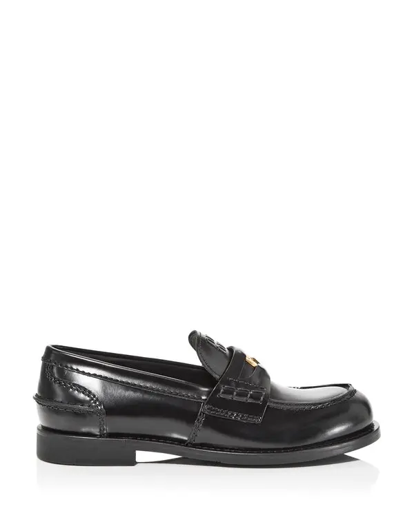 Miu Miu Penny Coin Loafers - Nero