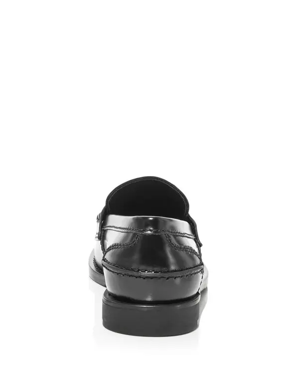 Miu Miu Penny Coin Loafers - Nero