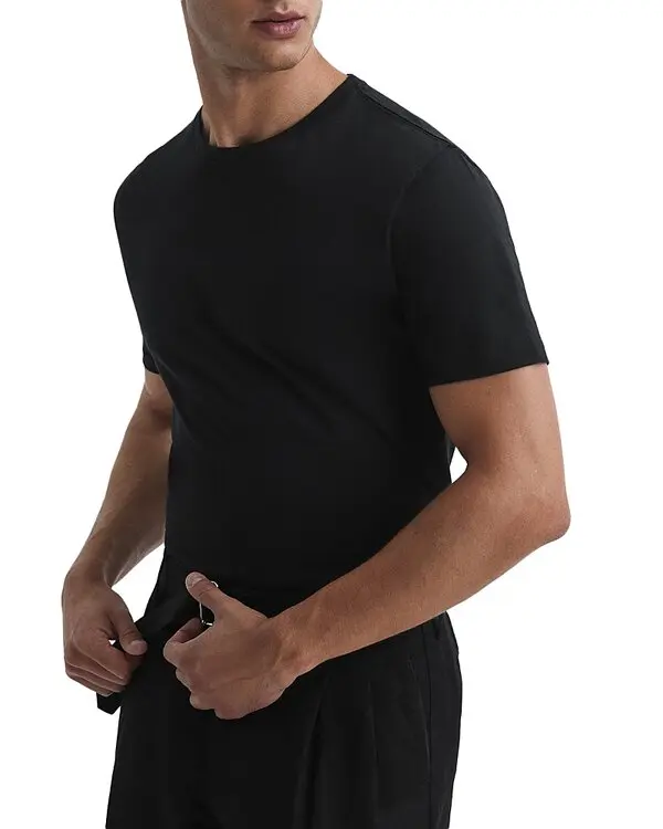 REISS Bless Crewneck Tee - Black