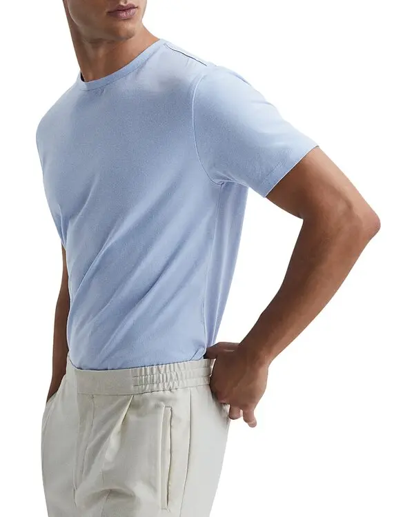 REISS Bless Crewneck Tee - Soft Blue