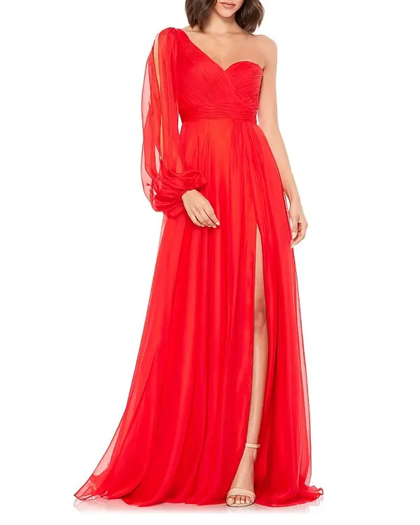 Mac Duggal One-shoulder Gown