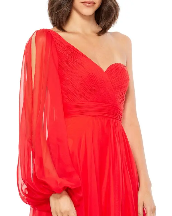 Mac Duggal One-shoulder Gown