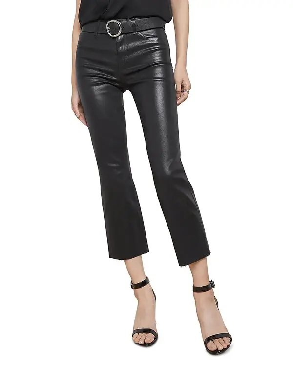 L'Agence Kendra High-rise Cropped Flare Jeans - Driftwood