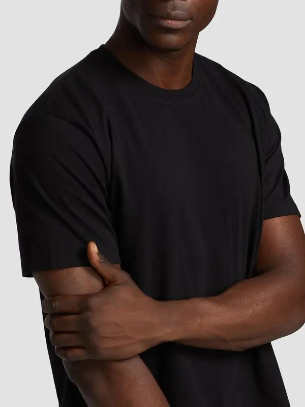 FRAME Logo Cotton T-shirt - Blanc