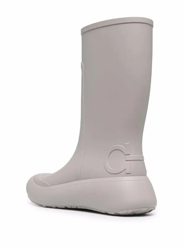 FERRAGAMO Gancini-detail Boots