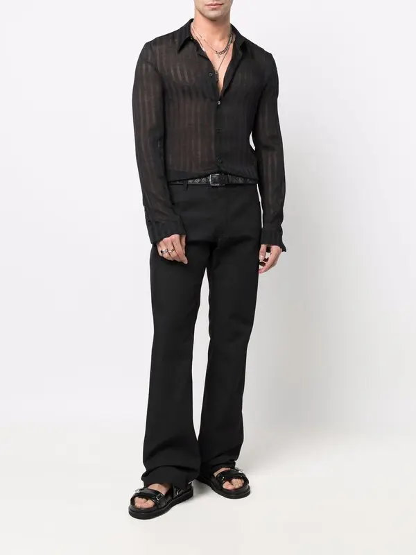 SAPIO Semi Sheer-design Shirt