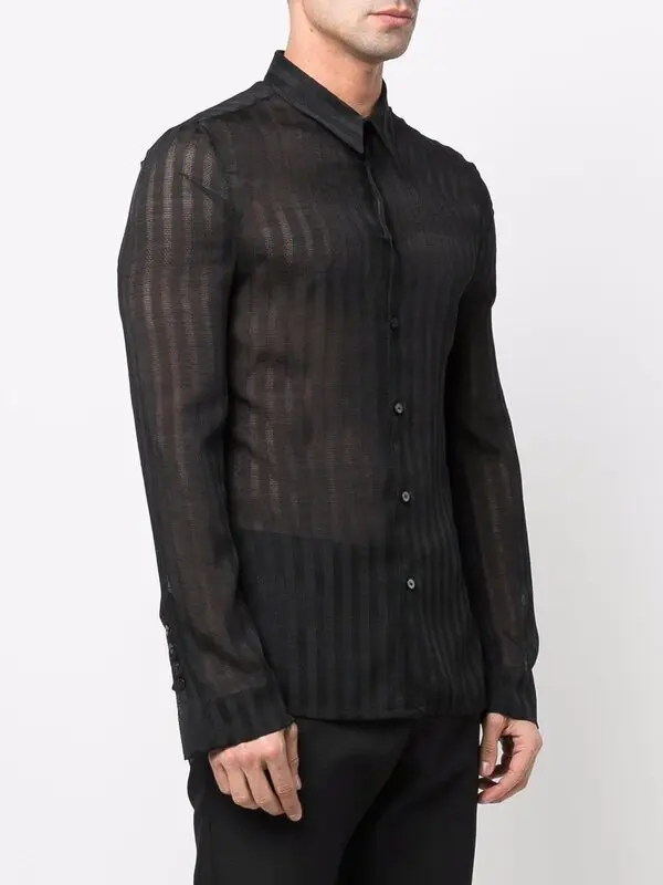 SAPIO Semi Sheer-design Shirt