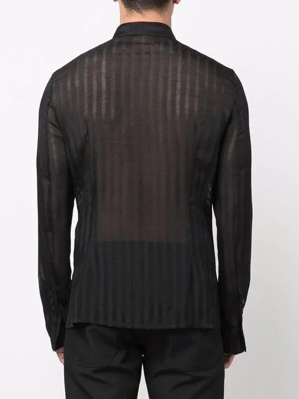 SAPIO Semi Sheer-design Shirt
