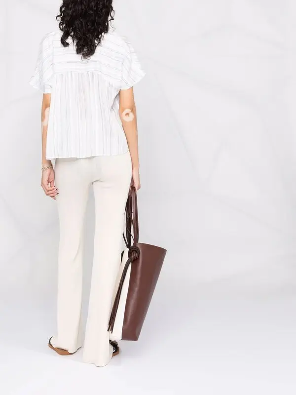 Vince Striped Short-sleeve Shirt