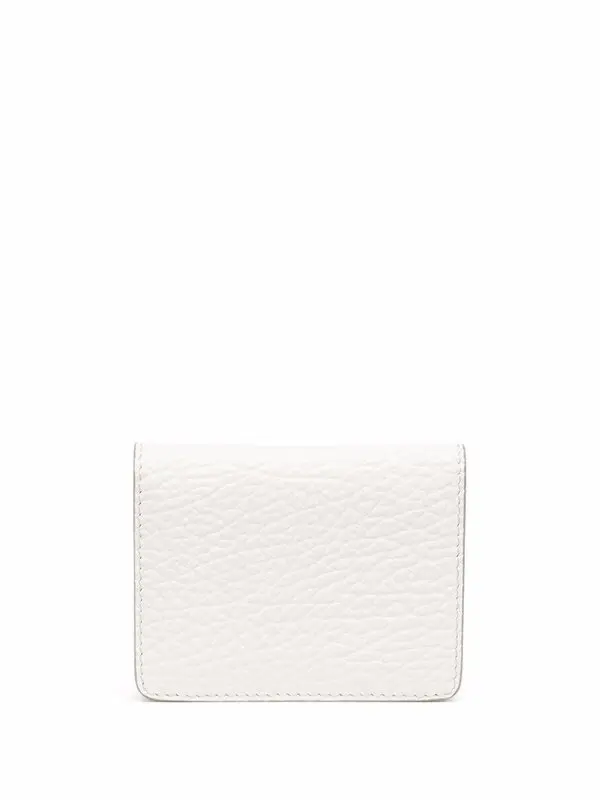 MAISON MARGIELA Four-stitch Leather Card Holder - White