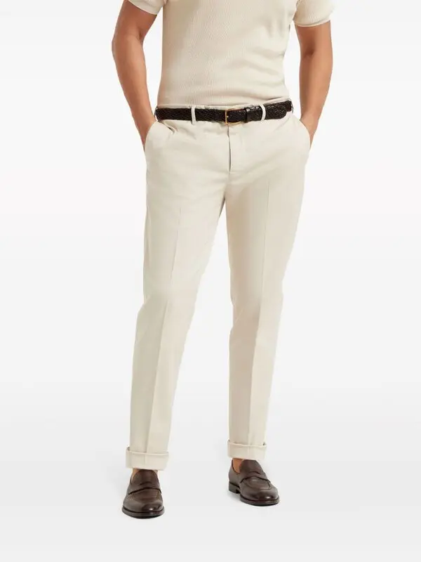 Brunello Cucinelli Buttoned Chino Trousers