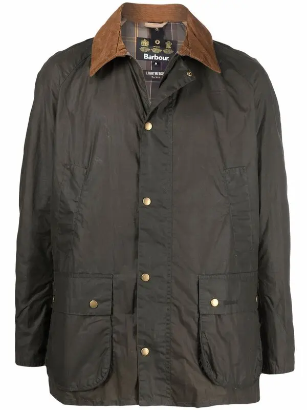 Barbour Contrasting-collar Detail Jacket