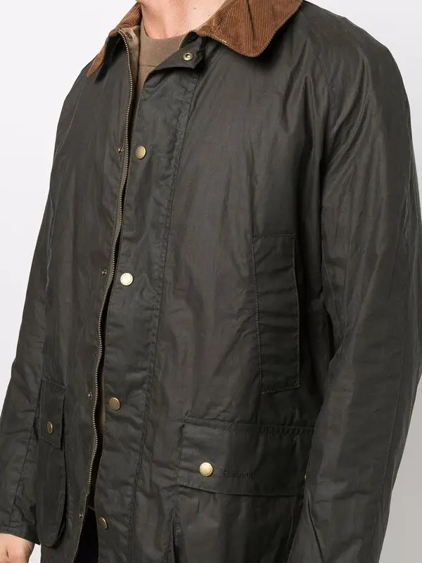 Barbour Contrasting-collar Detail Jacket