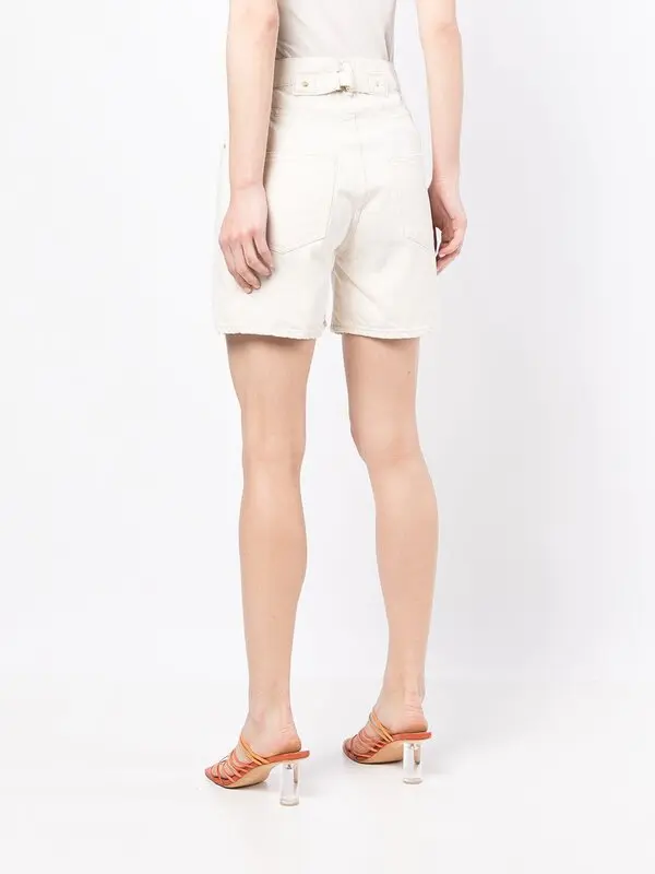 TU ES MON TRESOR High-rise Denim Shorts