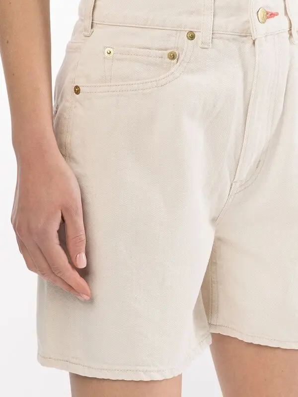 TU ES MON TRESOR High-rise Denim Shorts