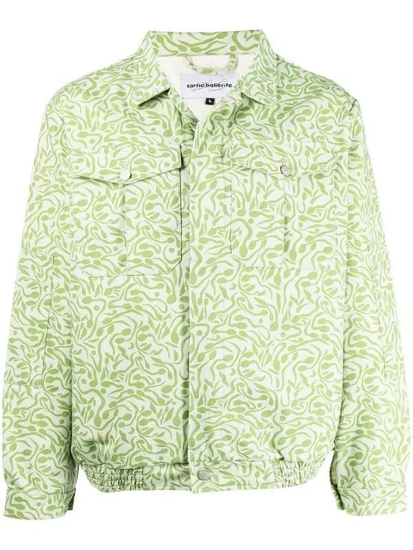 CARNE BOLLENTE Abstract-print Jacket