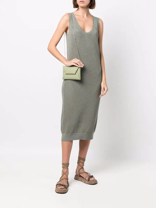 Brunello Cucinelli Envelope Leather Crossbody Bag