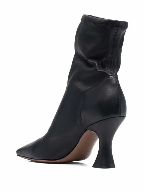 NEOUS Ran Stretch-design Leather Boots