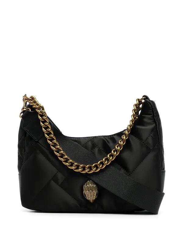 Kurt Geiger Quilted Recycled Crossbody Bag - Black