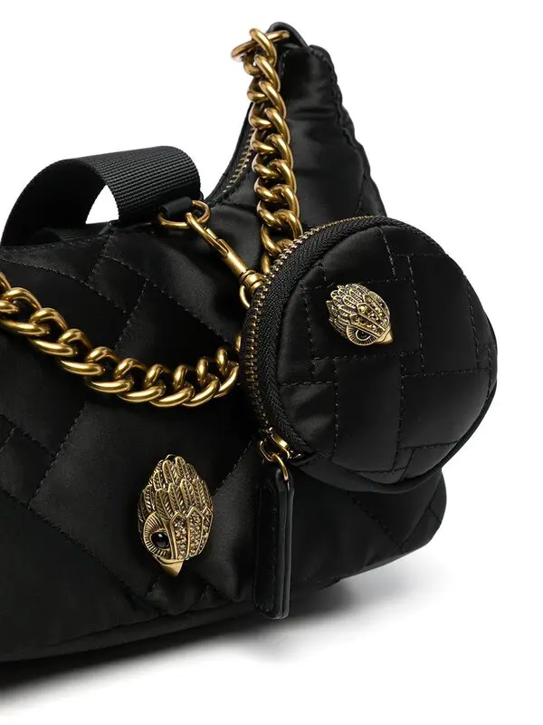 Kurt Geiger Quilted Recycled Crossbody Bag - Black