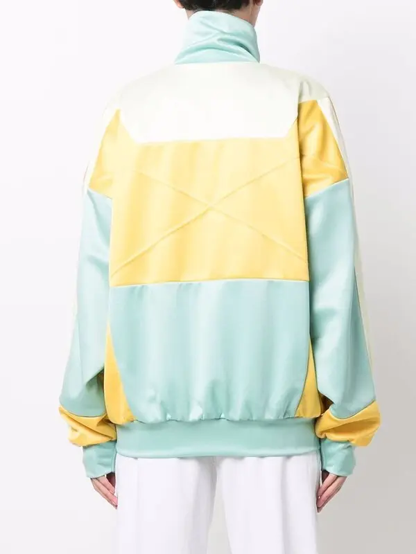 Khrisjoy Panelled Zip-up Track Jacket - Green