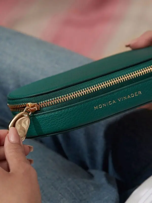 Monica Vinader Oval Leather Jewellery Box
