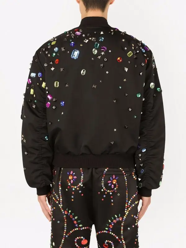 Dolce & Gabbana Embellished Bomber Jacket