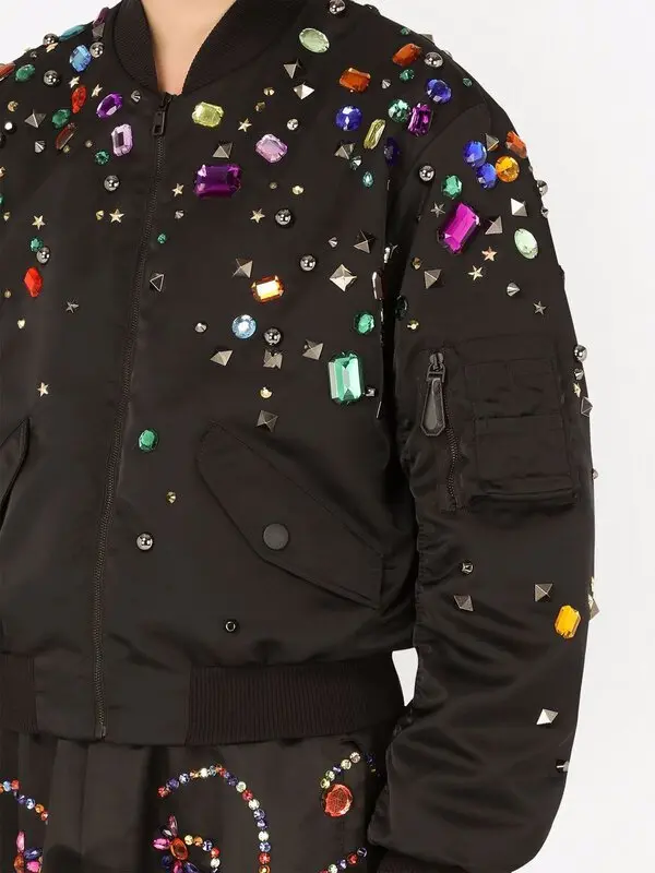 Dolce & Gabbana Embellished Bomber Jacket