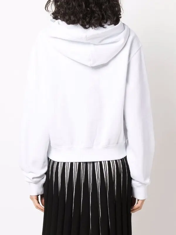 Off-White Rhinestone-embellished Logo Hoodie