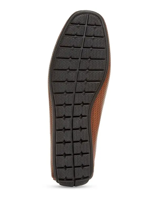 To Boot New York Magnus Embossed Moc Toe Drivers - Burnished Tan