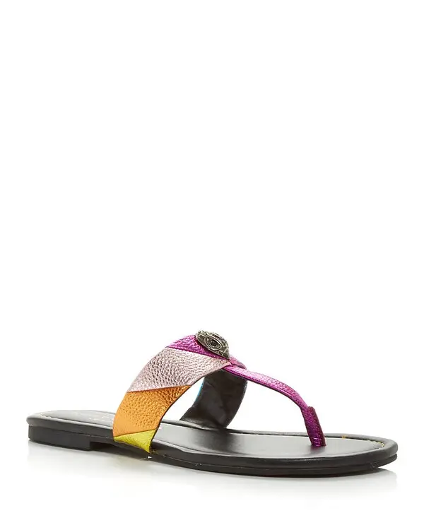 Kurt Geiger Kensington T-strap Sandals - Open Misce