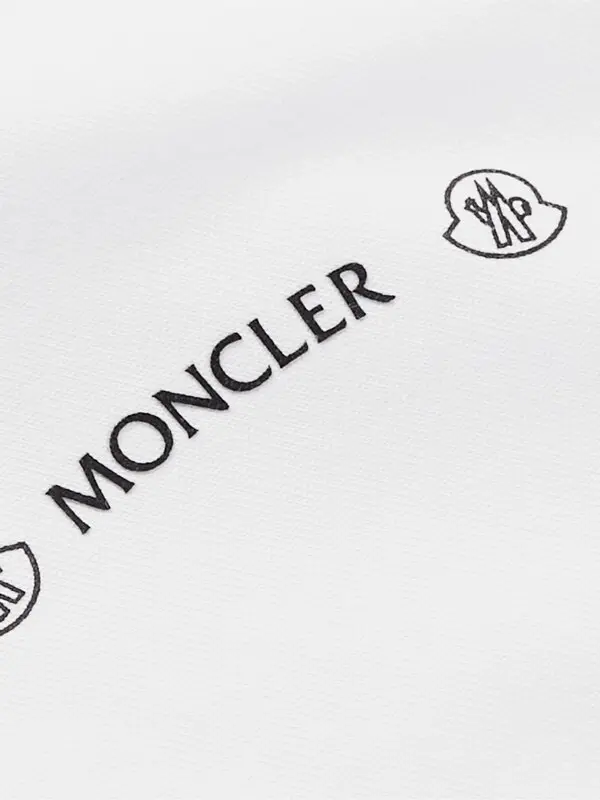 Moncler Logo-appliquéd Printed Cotton-jersey T-shirt