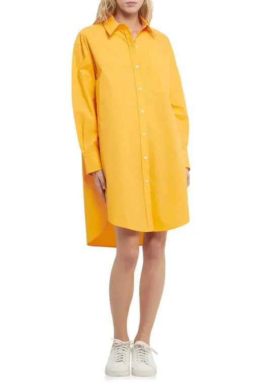 English Factory Classic Collared Shirtdress - Clementine