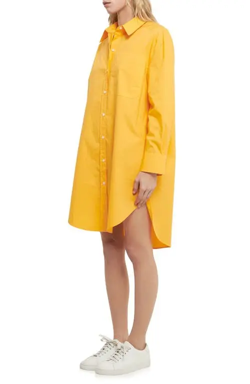 English Factory Classic Collared Shirtdress - Clementine
