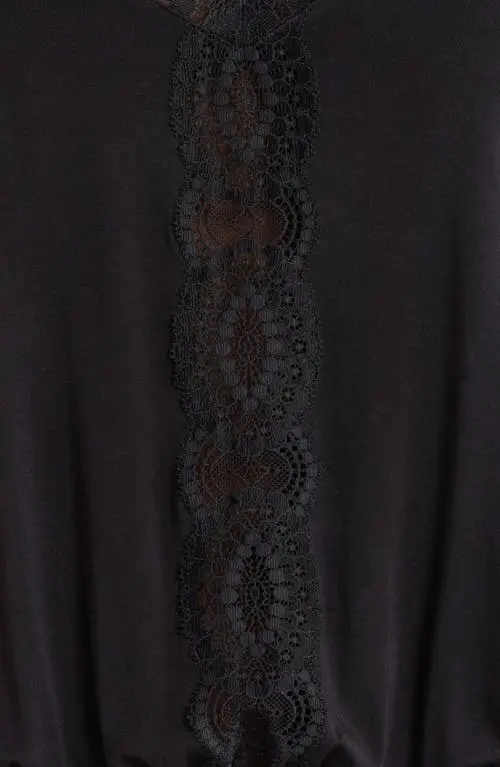 Eberjey Marry Me Dreamer Jersey Knit Teddy Romper - Black