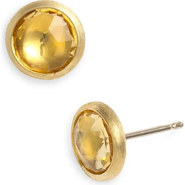 Marco Bicego Jaipur Semiprecious Stone Stud Earrings - Citrine