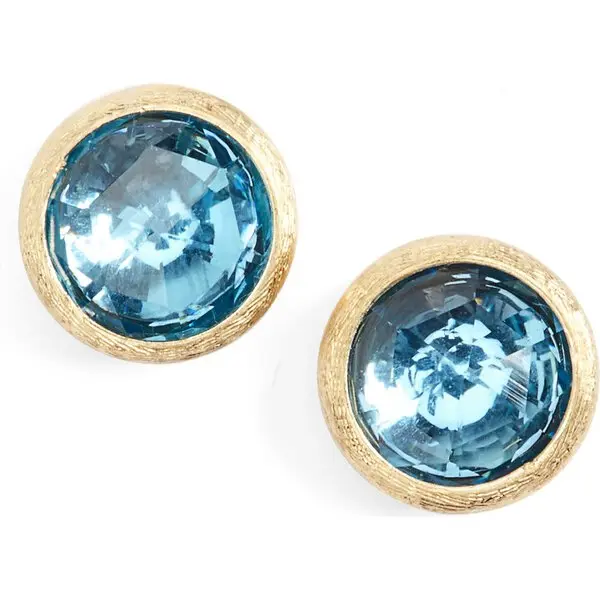 Marco Bicego Jaipur Semiprecious Stone Stud Earrings - Yellow Gold