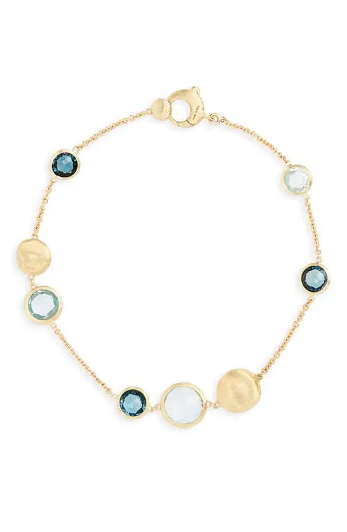 Marco Bicego Jaipur Semiprecious Stone Bracelet - Yellow Gold/blue Topaz