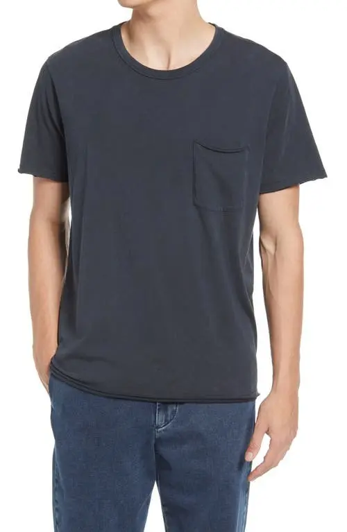 Rag & Bone Miles Organic Cotton Pocket T-shirt - Darkgrey