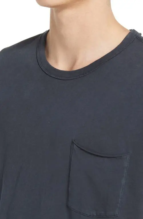 Rag & Bone Miles Organic Cotton Pocket T-shirt - Darkgrey