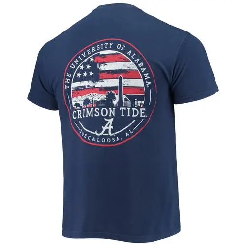 IMAGE ONE Alabama Crimson Tide Campus T-shirt - Navy
