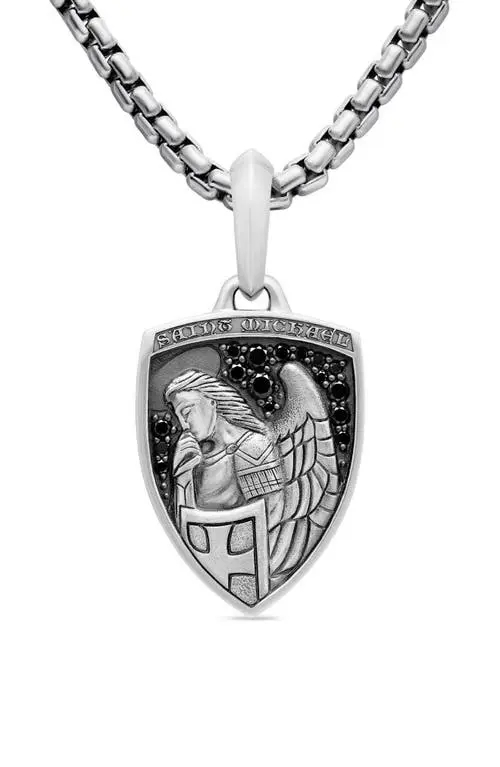 David Yurman St. Michael Pendant - Silver Pave