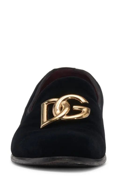 Dolce & Gabbana Leonardo Velvet Loafer