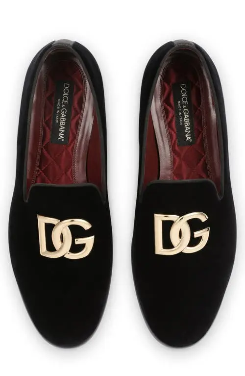 Dolce & Gabbana Leonardo Velvet Loafer