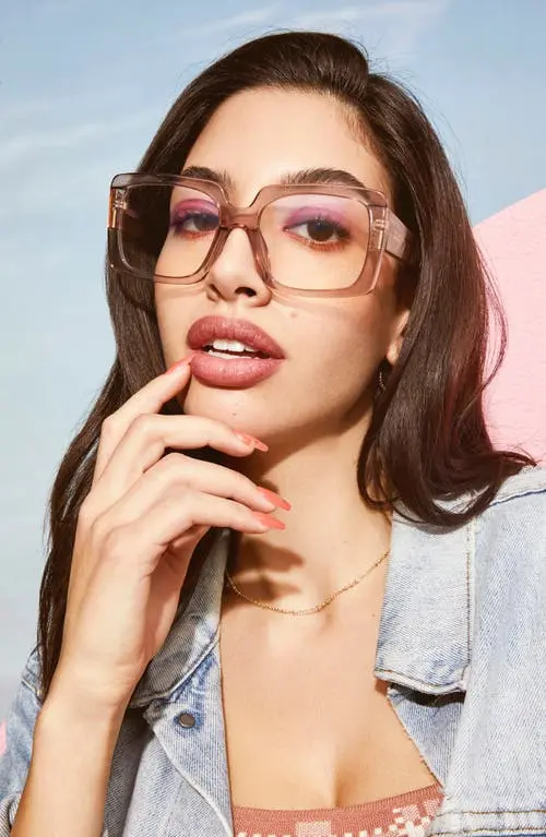 Quay Australia X Paris Total Vibe 54mm Square Blue Light  display picture 1