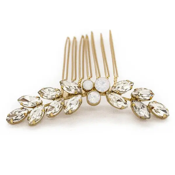 Brides & Hairpins Amber Comb - Gold