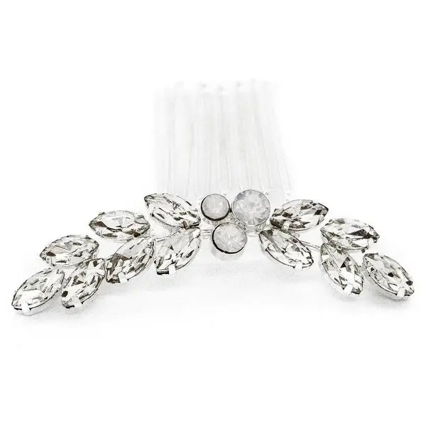 Brides & Hairpins Amber Comb - Silver