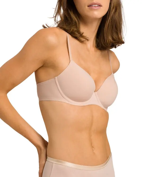 Hanro Cotton Sensation T-shirt Bra - Beige