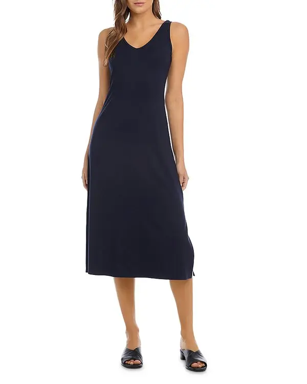 Karen Kane Brigitte Jersey Midi Dress - Navy