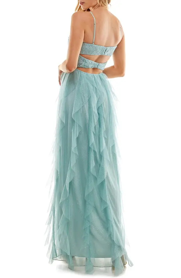 Speechless Lace Glitter Tulle Dress - Sefom | Editorialist